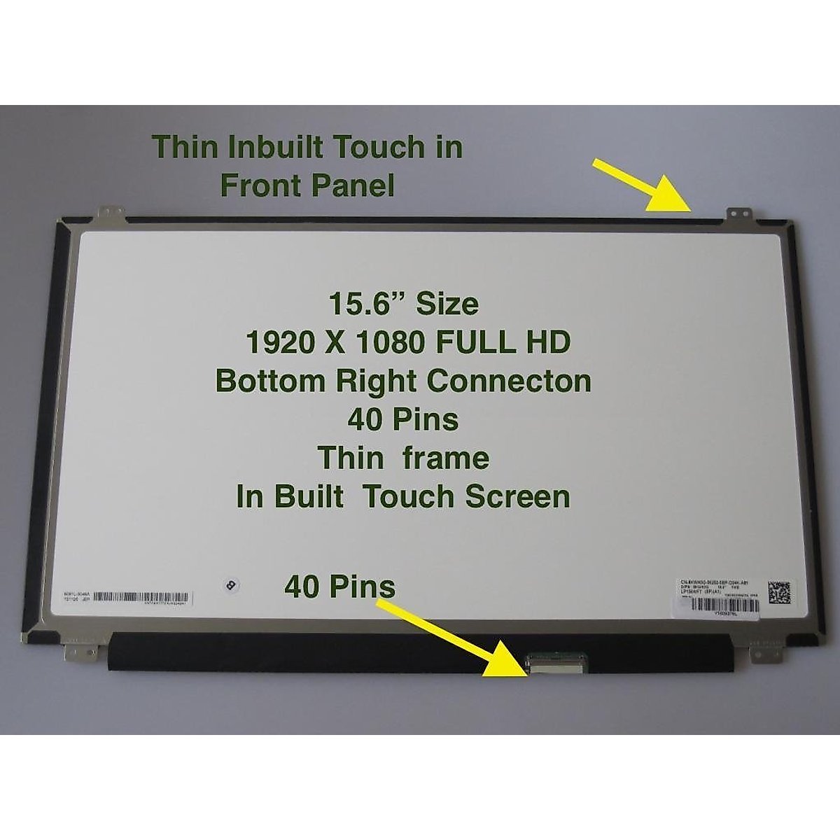New Pavilion Notebook 15-AU165CL 15.6" Replacement Touch On-Cell LCD LED Display Screen