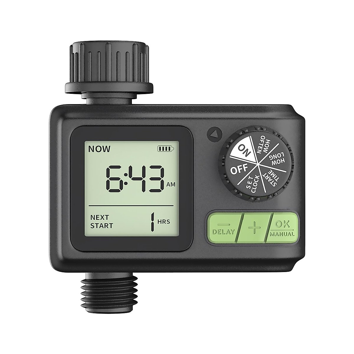 Lingusta Water Timer for Garden Hose - Programmable Sprinkler Timer, Hose Feature Timer with Manual/Automatic Watering System, Irrigation System for Garden
