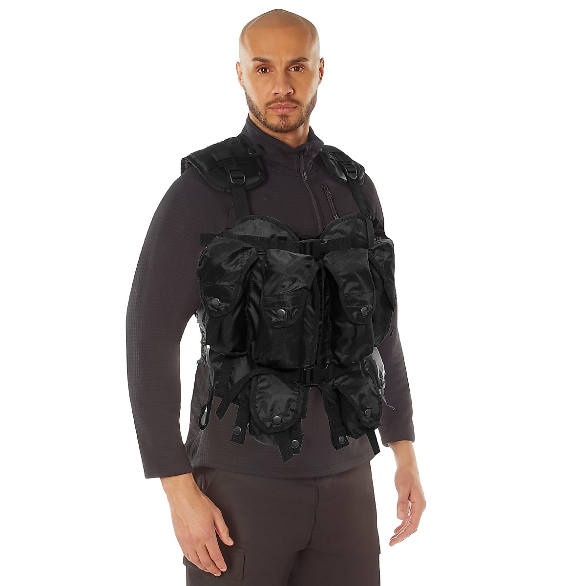 Rothco Tactical Assault Vest, Black