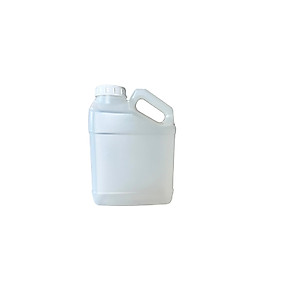 Plastic Jug with Cap and Handle, 1 Gallon, HDPE F-Style Container for Water, Food, Liquids, Storage (4)