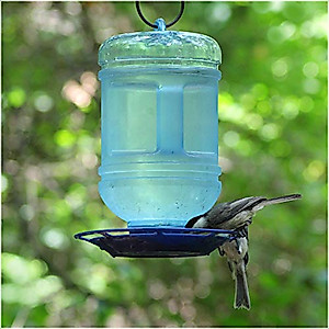 Perky-Pet 780 Outdoor Hanging Water Cooler Bird Waterer and Dispenser,Blue, 1.5 Qt Capacity