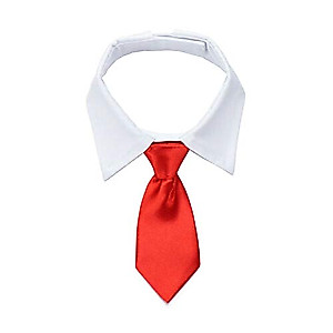 Necktie Collar Dog Accessories Pet Tie Ties Tuxedo White Formal Bow Adjustable Pet Supplies Luxury Accessories for Dogs