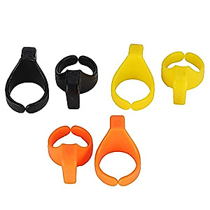 YEmirth 6Pcs/Set Thread Cutter Ring Finger Blades Home Thimble Sewing Handcraft DIY Tools Finger Cutting Sewing Cutting