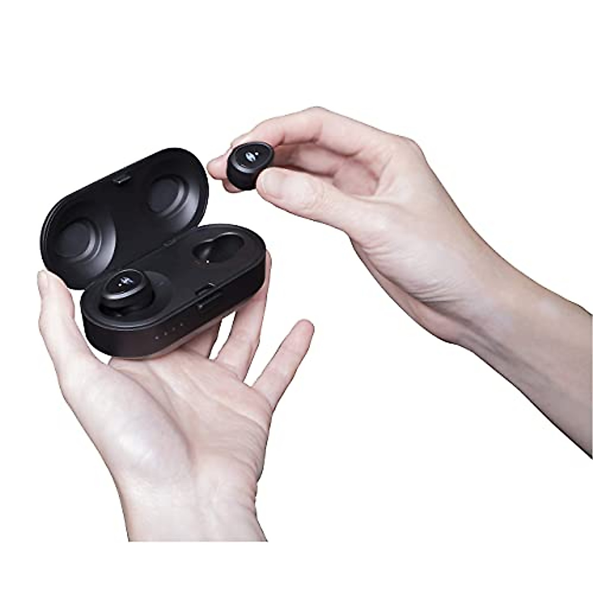 Spider Truly Wireless Bluetooth Earphones BT200, Black, A-EMIC-BT200