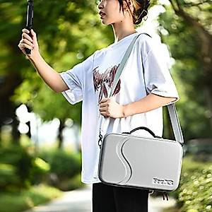 Tomat 8 in 1 Accessories Bundle for Insta360 X3, Carrying Case，Silicone Case, Screen Tempered Film Accessories kit for Insta360 X3 Camera