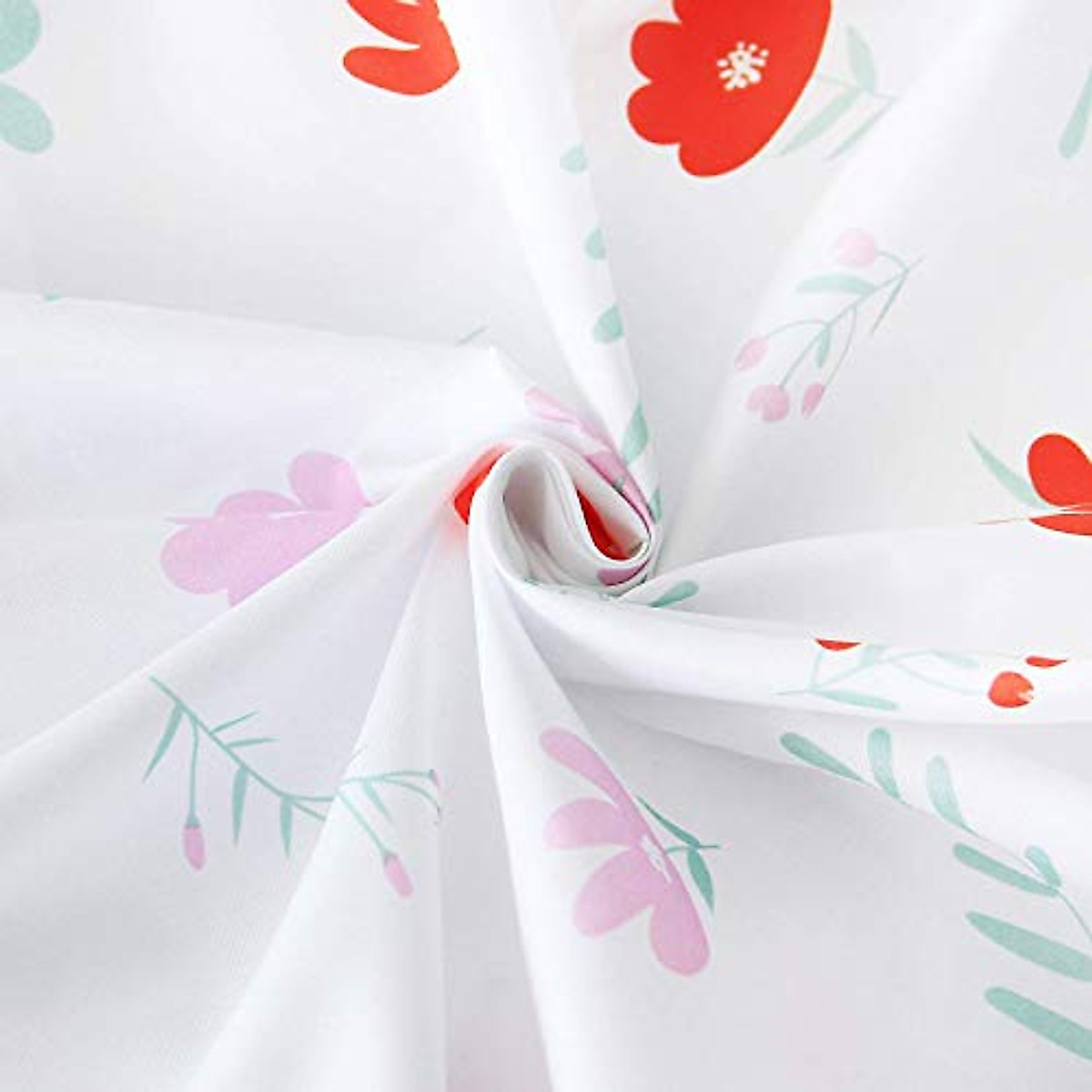 Bassinet Sheet Floral, 33" X 17" Flexible for Different Cradle and Bassinet Mattress, Soft Breathable Universal Sheet for Rectangle, Oval, Hourglass Bassinet Mattress