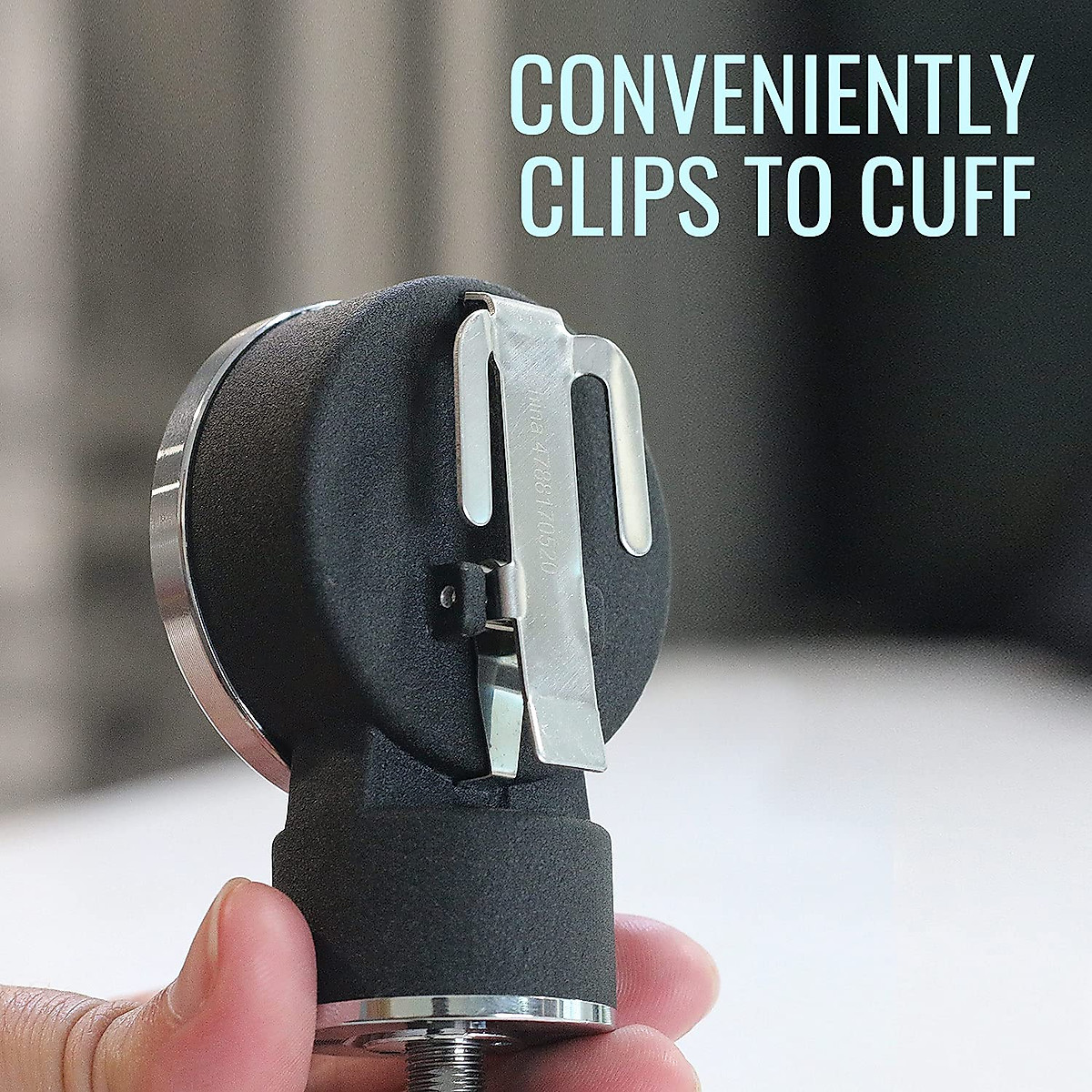 MABIS MatchMates Aneroid Sphygmomanometer and Dual Head Stethoscope Combination Home Blood Pressure Kit with Calibrated Nylon Cuff, Professional Quality, Carrying Case, Royal Blue