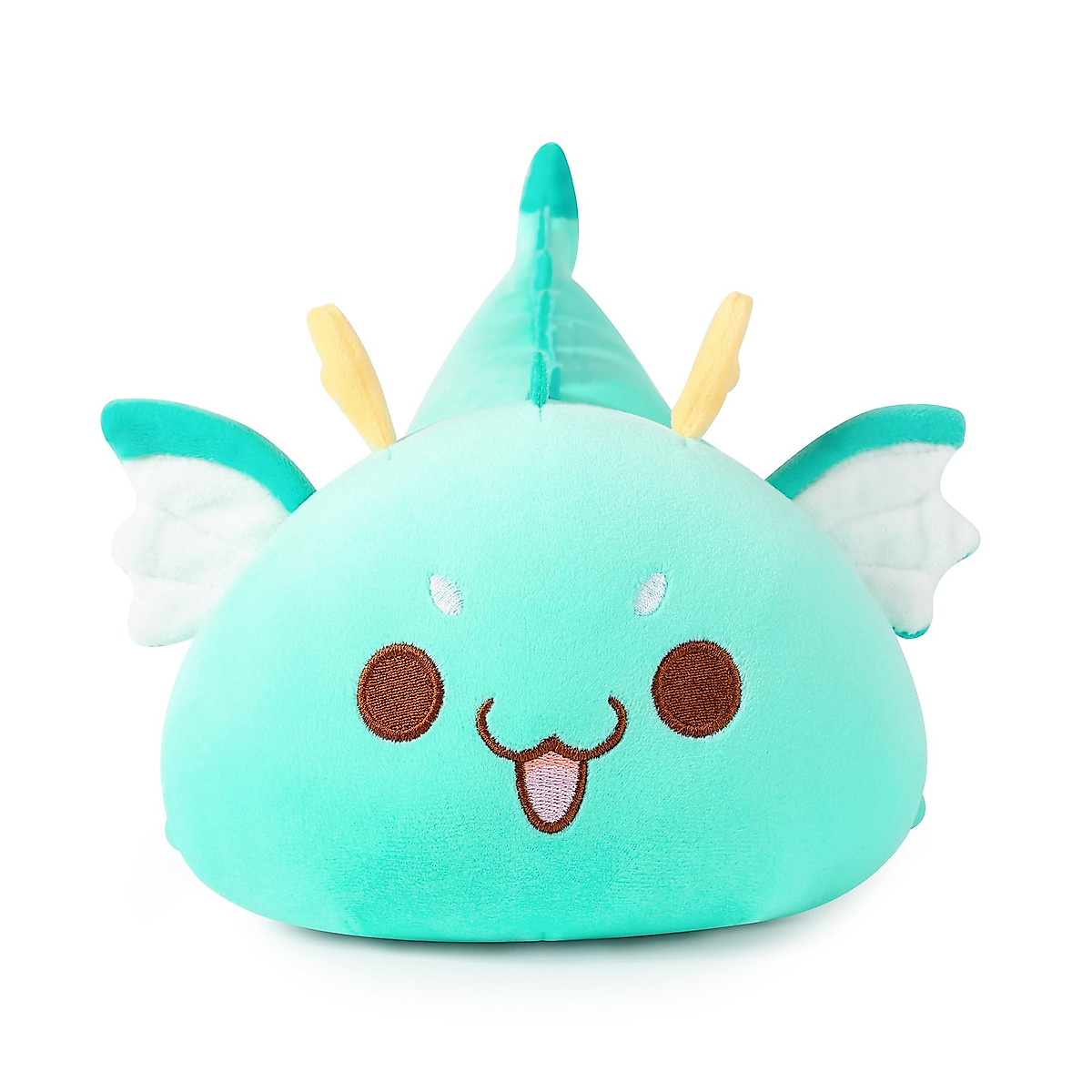 Onsoyours Chubby Dragon Stuffed Animal Adorable Plushies Soft Huggable Plush Pillow Kawaii Cute Dragon Plushie Toy for Kids (Cyan Dragon, 10")