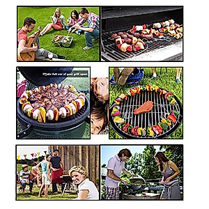 Wadoy BBQ Flexible Skewers for Grilling, 29Inch(Set of 8) Cable Skewers, Stainless Steel Flexible Kabob Skewers
