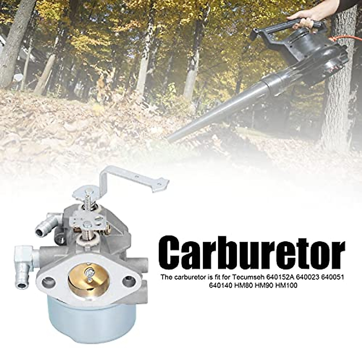 01 Lawn Mower Carburetor, Easy Installation Aluminum Carburetor 640152 Reliable for Garden