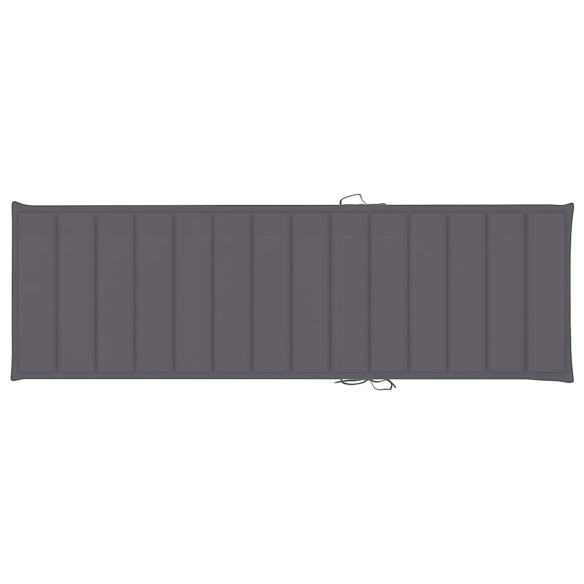 WIFESE Chaise Lounge Cushions Outdoor 78.7"x27.6" Sunbrella Lounge Chair Cushion for Outdoor Furniture Patio Lounge Cushion Indoor Cushions Sunbed Garden Swing Deck Pads Replacement Anthracite