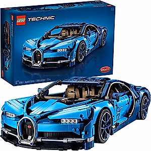 LEGO Technic Bugatti Chiron 42083 Race Car Building Kit and Engineering Toy, Adult Collectible Sports Car with Scale Model Engine (3599 Pieces)