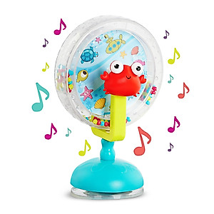 B. toys- B. baby- Baby Table Top Ferris Wheel Toy – High Chair Toy – Musical Toy with Songs & Sounds – Educational & Developmental – Whirly Wheel- 6 Months +