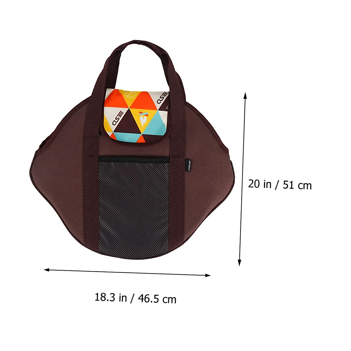 SEWOART 1pc Pot Storage Bag Grill Utensil Storage Bag Grill Tool Bag Bbq Tool Storage Bag Grill Tool Storage Bag Handbag Organizer Outdoor Camping Pouch Thicken Cast Iron Pan Pearl Cotton