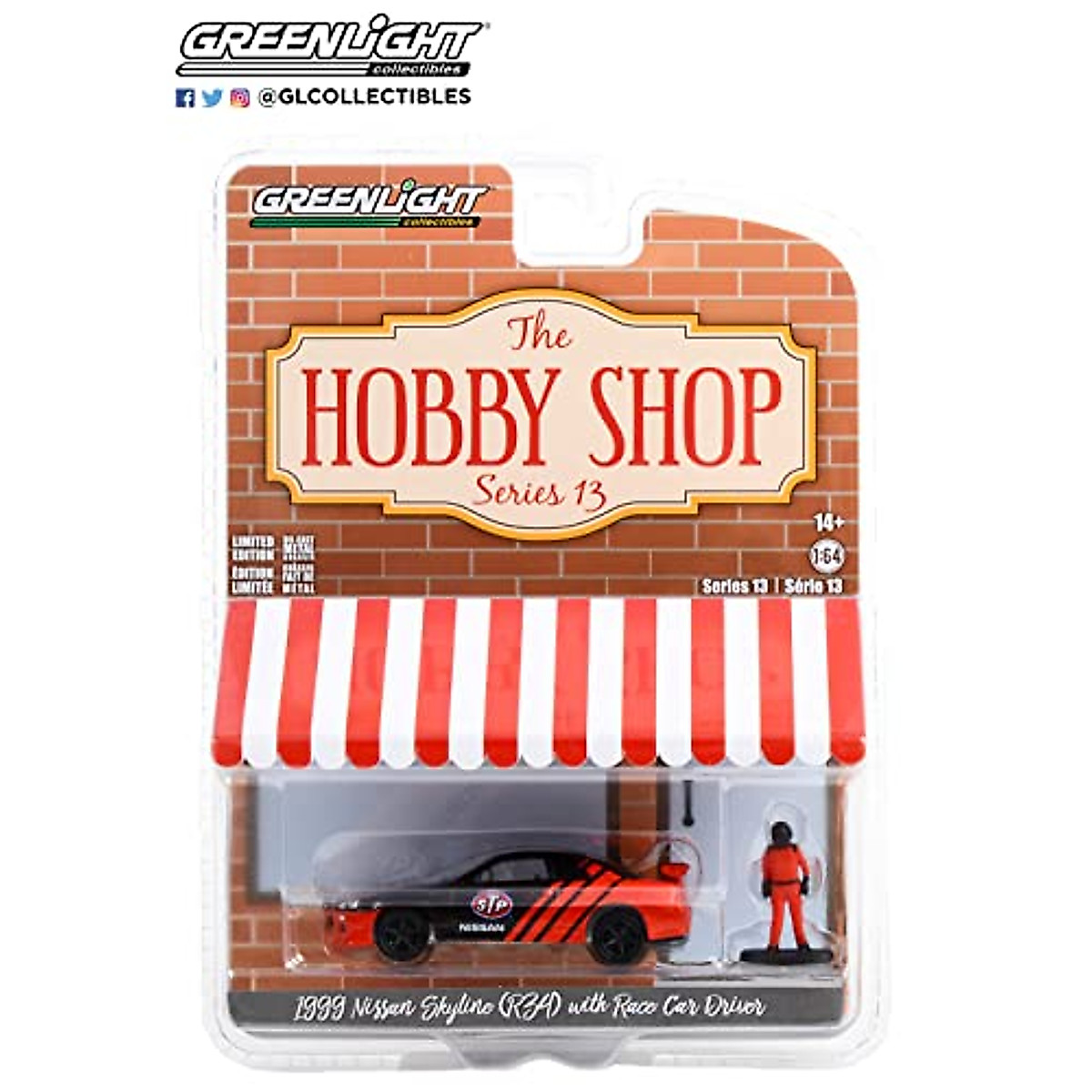 Greenlight 97130 The Hobby Shop Series 13 Complete Set of Six (6) Diecast Models 1:64 Scale