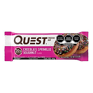 QUEST NUTRITION Chocolate Frosted Doughnut Protein Bar 12 Pack, 2.12 OZ