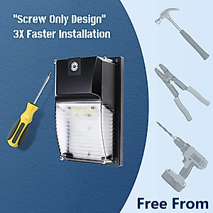 LTBLIGHT 12 Pack LED Wall Lights with Dusk to Dawn Photocell Sensor,1980LM 5000K Wall Pack Light Fixture 18W (=60-100W HPS/HID), IP65 Waterproof Outdoor Patio Security Lighting ETL Listed