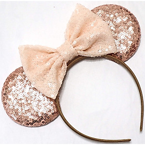 CLGIFT Mouse Ears in Beige, Ivory Cream, Silver White, and Rose Gold