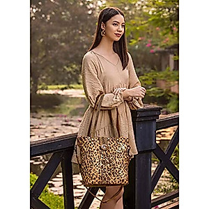 Myra Bag Resonance Leather & Cowhide Bag Upcycled Cowhide & Leather S-2849