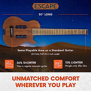 Traveler Guitar Escape Mark III Mahogany Acoustic Guitar