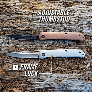 Gerber Gear Affinity Folding Pocket Knife Plain Edge D2 3.6 Inch Blade, Copper