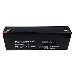 Replacement Battery for EnerSys NP2.3-12FR 12 Volt 2.3 Ah Fire Retardant