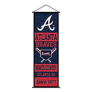 Atlanta Braves Banner and Scroll Sign