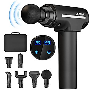 Massage Gun Upgrade Percussion Muscle Massage Gun, Sharper Image Massage Gun Handheld Deep Tissue Massager for Muscle Relax & Pain Relief with 30 Speeds, Christmas Gifts for Men