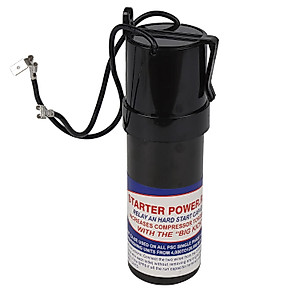 SPP6 Relay/Capacitor Hard Start Kit with 500% Increase Starting Torque for Air Conditioner - Compatible with HVAC Compressor – Replaces SPP6, TJ90HS6,AP4502872,35702, DST-6, ERPP6, HS6, HS650