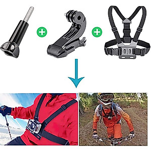 TANSUO 13-in-1 Accessories for Gopro, Action Camera Accessory Kit Compatible with GoPro Hero 11 10 9 8 Max 7 6 5 4 Black SJ4000 and Other Sports Cameras