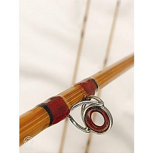 New Bamboo Fly Rod 7'6" for #5 Line Wt,2 Piece with 2 Tips.