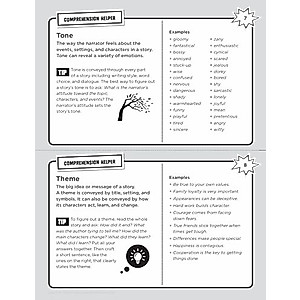 100 Task Cards: Literary Text: Reproducible Mini-Passages With Key Questions to Boost Reading Comprehension Skills