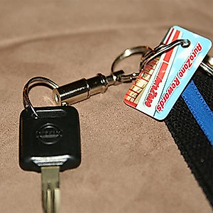 CooBigo 3 Pack Quick Release Detachable Keychain Dual Pull Apart Key Chain Spring Split Snap Separate Double Key Ring Lock Valet Keys Flashlights DIY Crafts Accessories