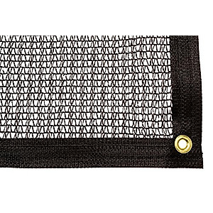 Be Cool Solutions 40% Black Outdoor Sun Shade Canopy: UV Protection Shade Cloth| Lightweight, Easy Setup Mesh Canopy Cover with Grommets| Sturdy, Durable Shade Fabric for Garden, Patio & Porch 12'x20'