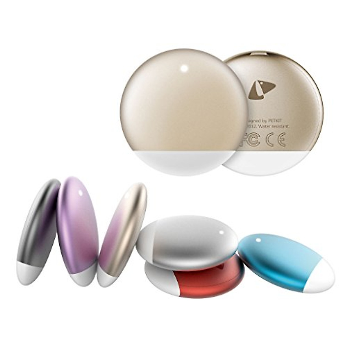 PETKIT 'FIT' Lightweight Water-resistant Smart Activity and Mood Monitoring Pet Dog Cat Activity Tracker Monitor, One Size, Gold