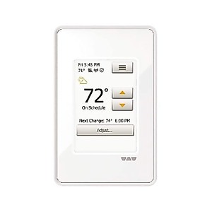 Schluter Systems Ditra Heat Flooring Installation Kit : Touchscreen Programmable Thermostat, Heated Cable 120V 64 Sq Ft, Underlayment Uncoupling Membrane 92.4 (11x 8.4 Mat), DHEKRT_120V_ 64SF