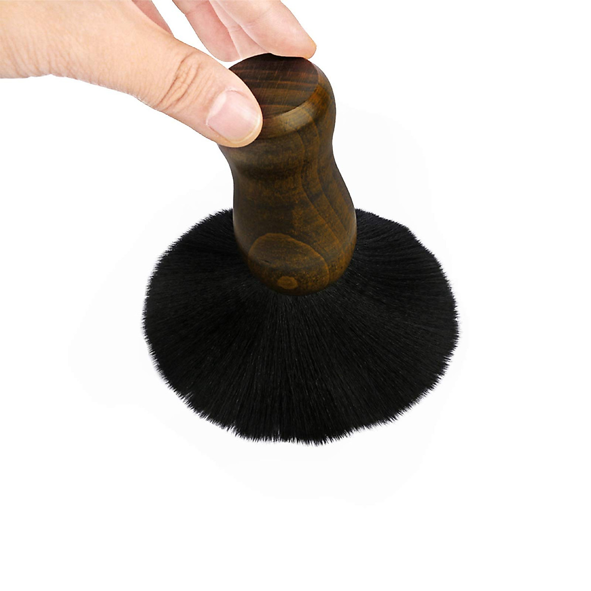 Barber Neck Duster Brush, Yebeauty Large Soft Barber Hair brush for Hair Cutting, Hair Sweep Brushes with Natural Fiber Wooden Handle Cutting Kits