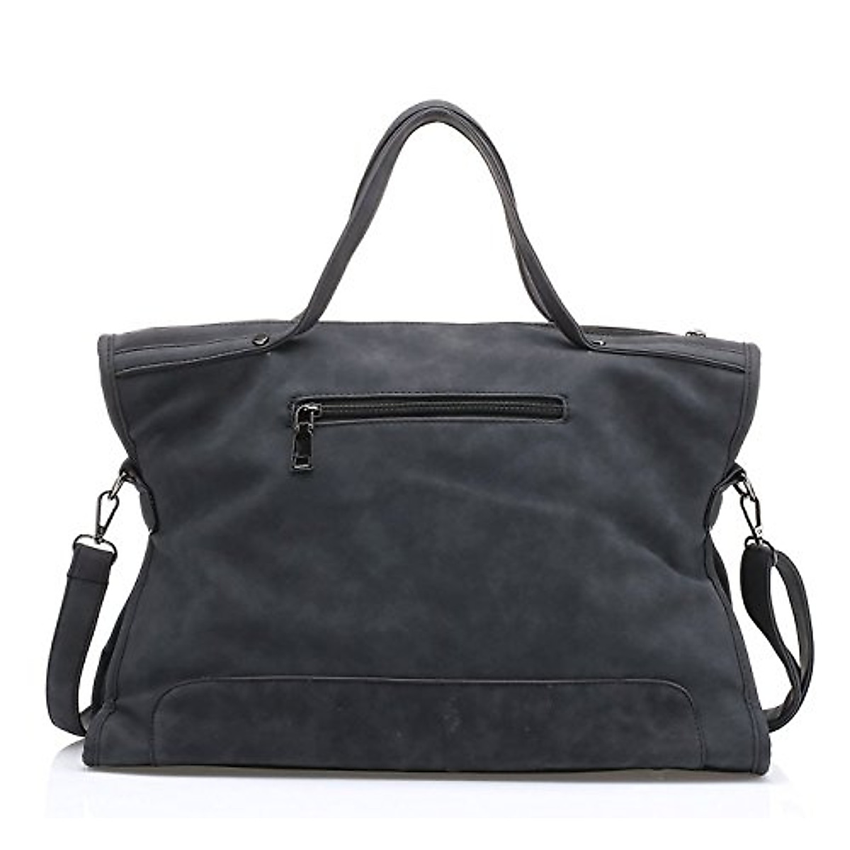 Large Rivet Purse Suede Leahter Hanbags for Women Black Gothic Style Crossbody Bags Ladies Top Handle Satchel Studded Tote Bags