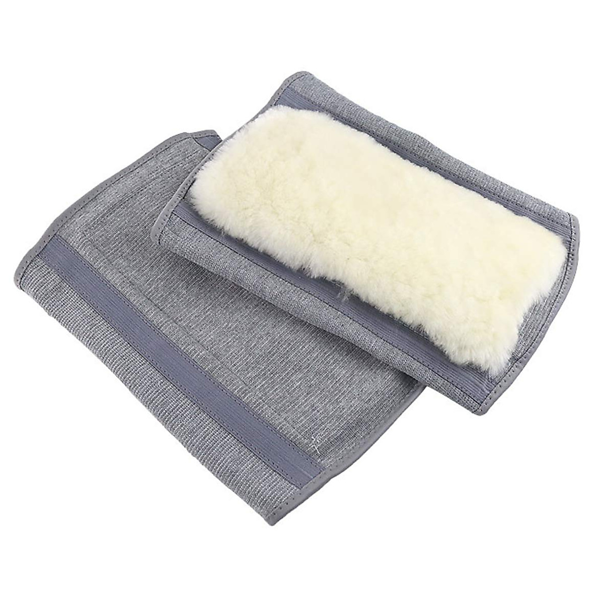 JUMISEE Men Women Thickened Wool Knee Brace Leg Warmer Adjustable Velcro Thermal Knee Support for Arthritis Pain Relief Yoga