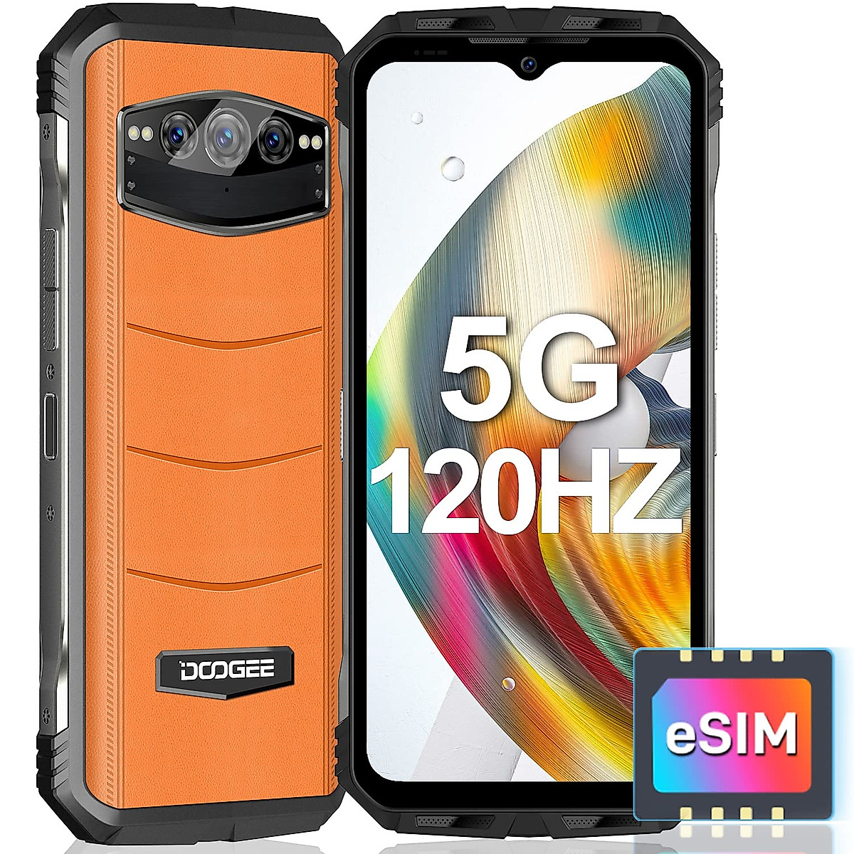 V30 Rugged Smartphone Orange New
