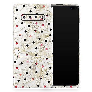 DesignSkinz Karamfila Watercolo Poppies V17 Protective Vinyl Decal Wrap Skin Cover Compatible with The Samsung Galaxy S20 (Screen Trim & Back Glass Skin)