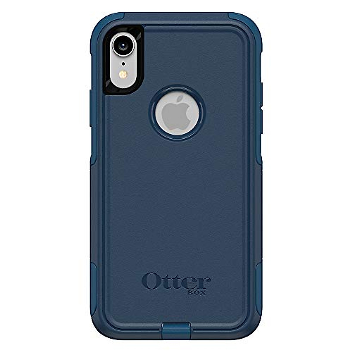 OtterBox iPhone XR Commuter Series Case - BESPOKE WAY (BLAZER BLUE/STORMY SEAS BLUE), slim & tough, pocket-friendly, with port protection