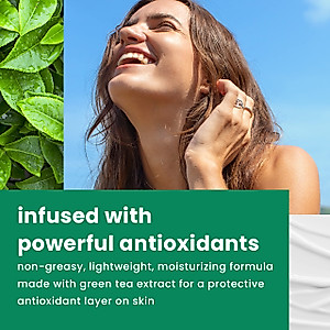 Hawaiian Tropic Skin Defense Sunscreen Lotion SPF 50, 6oz | SPF 50 Sunscreen Lotion with Green Tea Extract, Sunscreen Body Lotion, Oxybenzone Free Sunscreen, 6oz