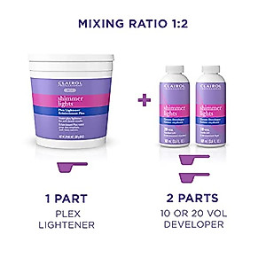 Clairol Professional Shimmer Lights Cream Hair Developer 20 volume