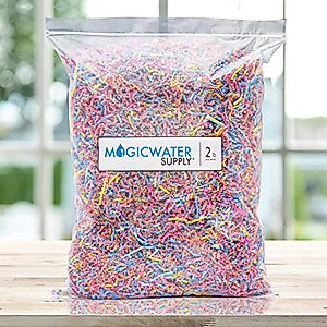 Crinkle Cut Paper Shred Filler (2 LB) for Gift Wrapping & Basket Filling - Fiesta | MagicWater Supply