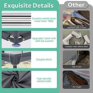 LFCREATOR Baby Playpen with Mat,Playpen for Babies and Toddlers, Large Baby Play Yard for Indoor&Outdoor，BPA-Free,Safe No Gaps Baby Activity Center 50 * 50 * 27" with 0.4" Foldable Playmat