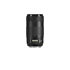 Canon Cameras US EF 70-300 is II USM 70-300mm f/4-5.6 Fixed Zoom Camera Lens, Black (0571C005)