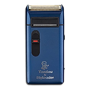 Styleader Retro Electric Razors for Men with Beard Trimmer, Rechargeable Mens Gold Foil Shavers, Strong Power (Blue)