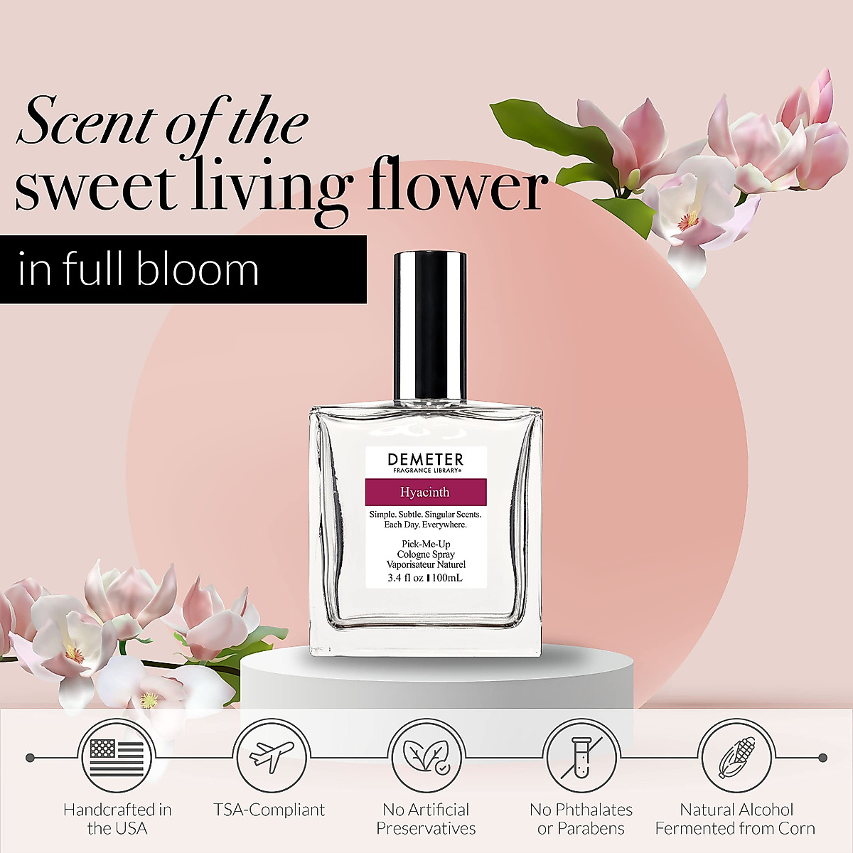 DEMETER Fragrance Library 3.4 oz Cologne Spray - Hyacinth