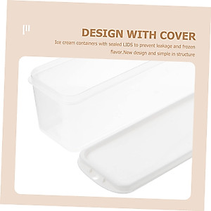 Zerodeko 6 Pcs transparent noodle box fridge food storage jar dry sandwich bread keeper spaghetti noodles pasta pantry bin pasta jar pasta noodle holder spaghetti keeper food grade Italy